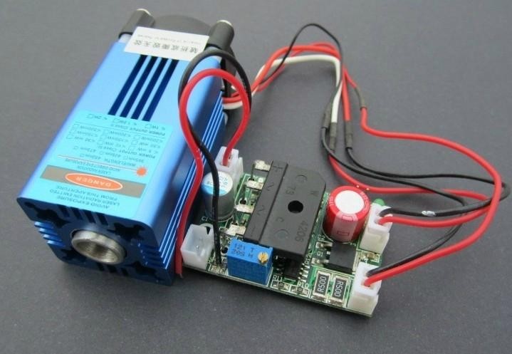 445nm 1.5W Blue Laser Module With TTL Modulation For Laser Stage Light
