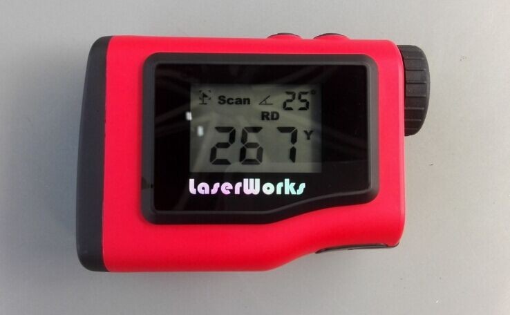 LaserWorks LW600 Waterproof 1.7-inch LCD Screen 6X Magnification Golf ...