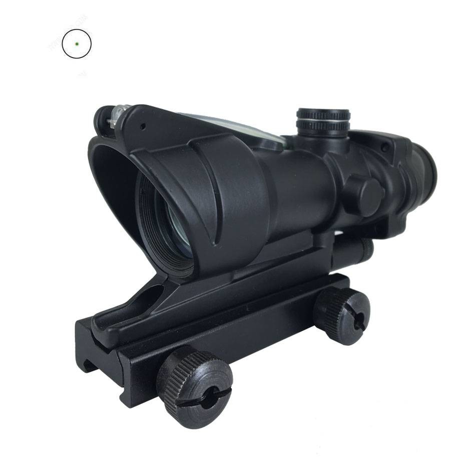 HD-2CRQ 1x32 Hunting Scopes Sight Optics Real Fiber R or G Dot Rifle ...